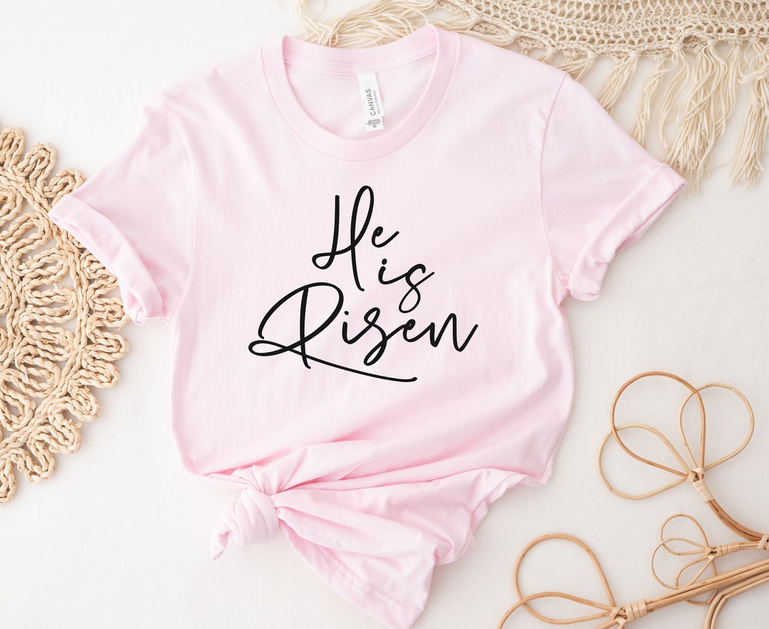 He is Risen Womens Easter Shirt, Easter Clothing, Easter Outfit, Easter ...