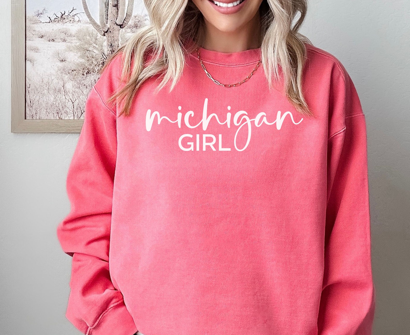 Michigan Sweatshirt Comfort Colors, Michigan Girl, Michigan Apparel ...