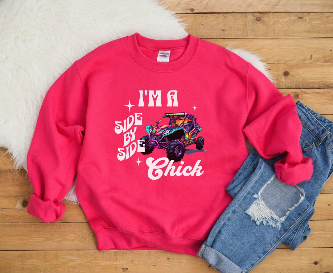 Side Chick Shirt, UTV Side by Side Riding Shirt for Women, Off-road ...