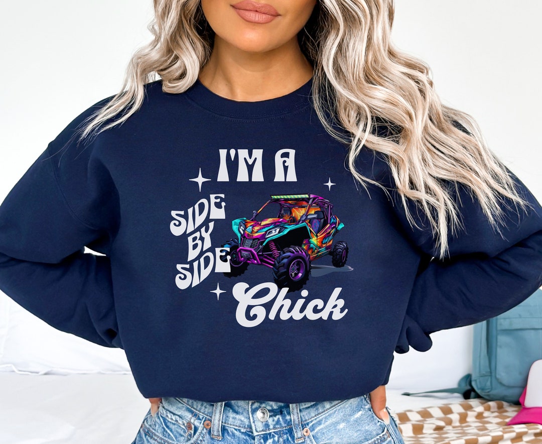 Side Chick Shirt, UTV Side by Side Riding Shirt for Women, Off-road ...