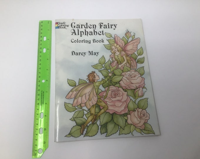 Garden Fairy Alphabet, Coloring Book, Darcy May - Etsy