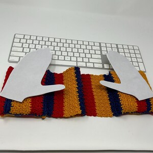 Keyboard Cover and Wrist Rest, Two in One, Crochet, Cotton, Gift for ...