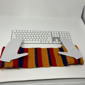 Keyboard Cover and Wrist Rest, Two in One, Crochet, Cotton, Gift for ...