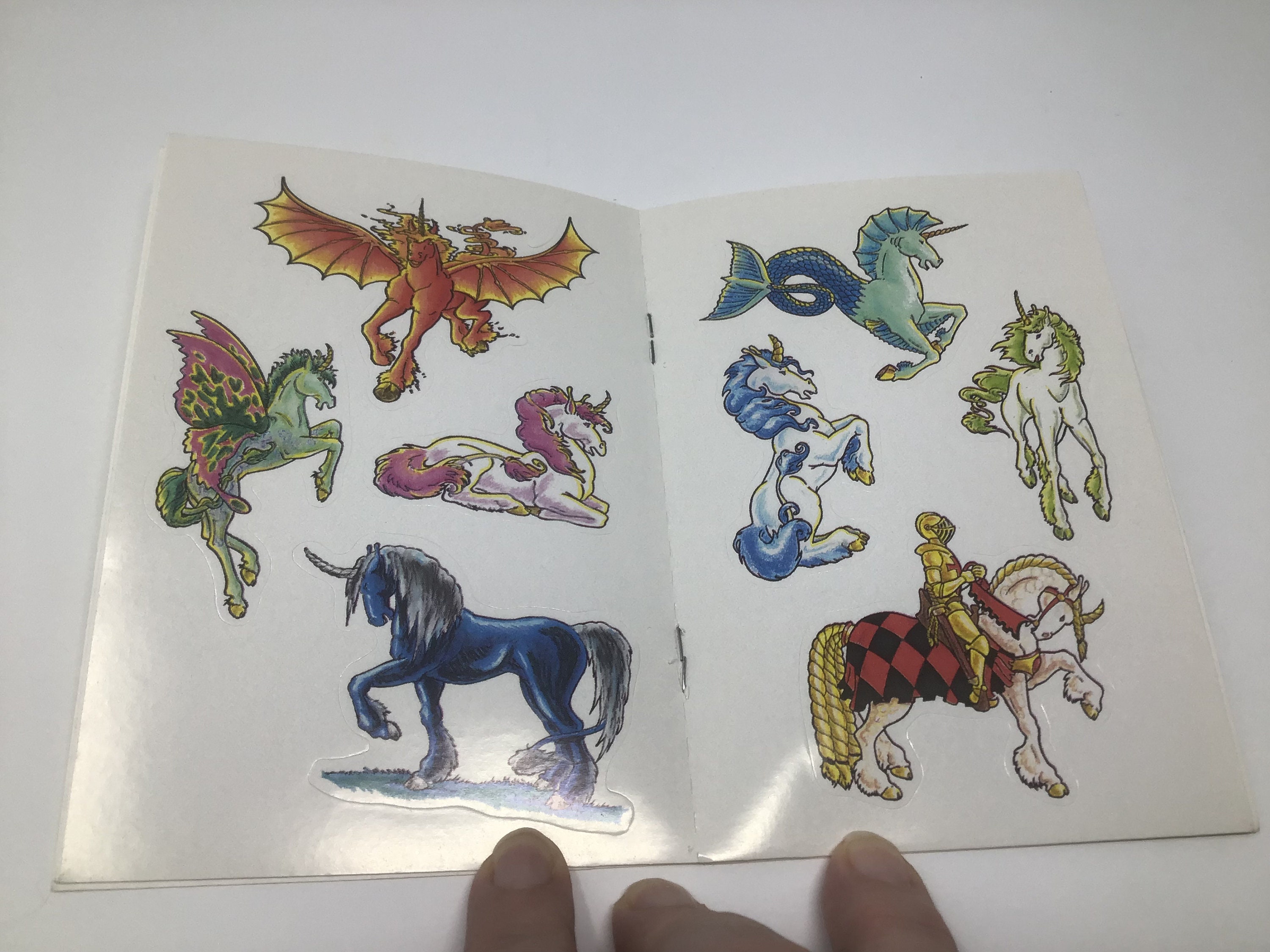 Dover, Unicorn Stickers Booklet - Etsy