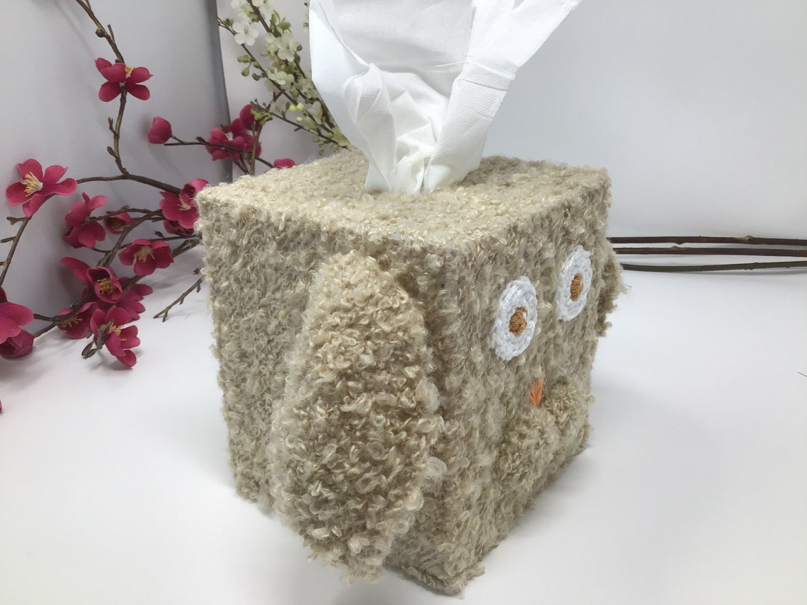 Tissue Box Cover, Plastic Canvas, Bunny, Easter - Etsy