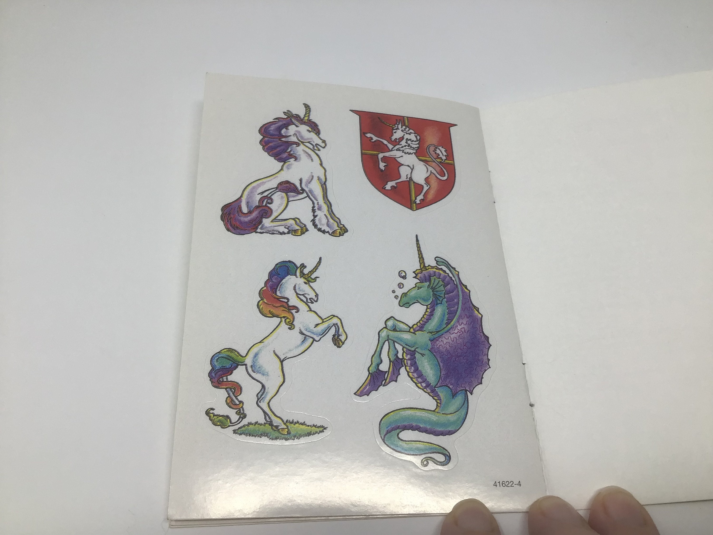 Dover, Unicorn Stickers Booklet - Etsy