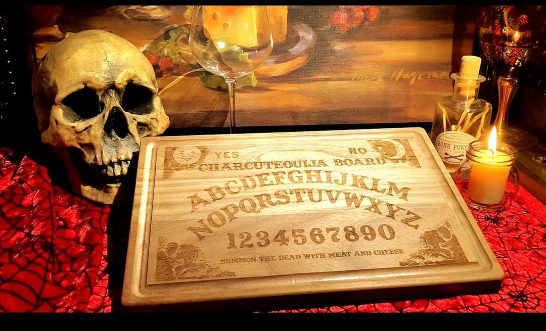 Ouija Inspired Cheese Board-charcuterie Board-handmade to Order - Etsy