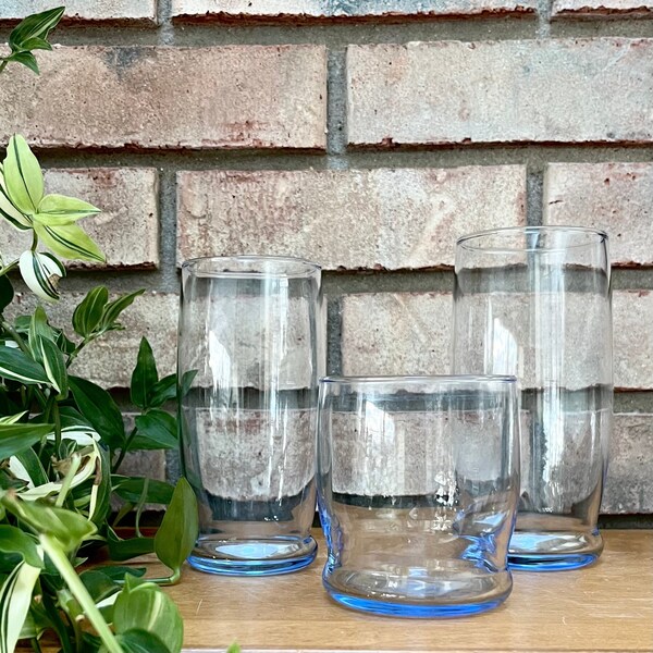 Blue Glassware - Etsy
