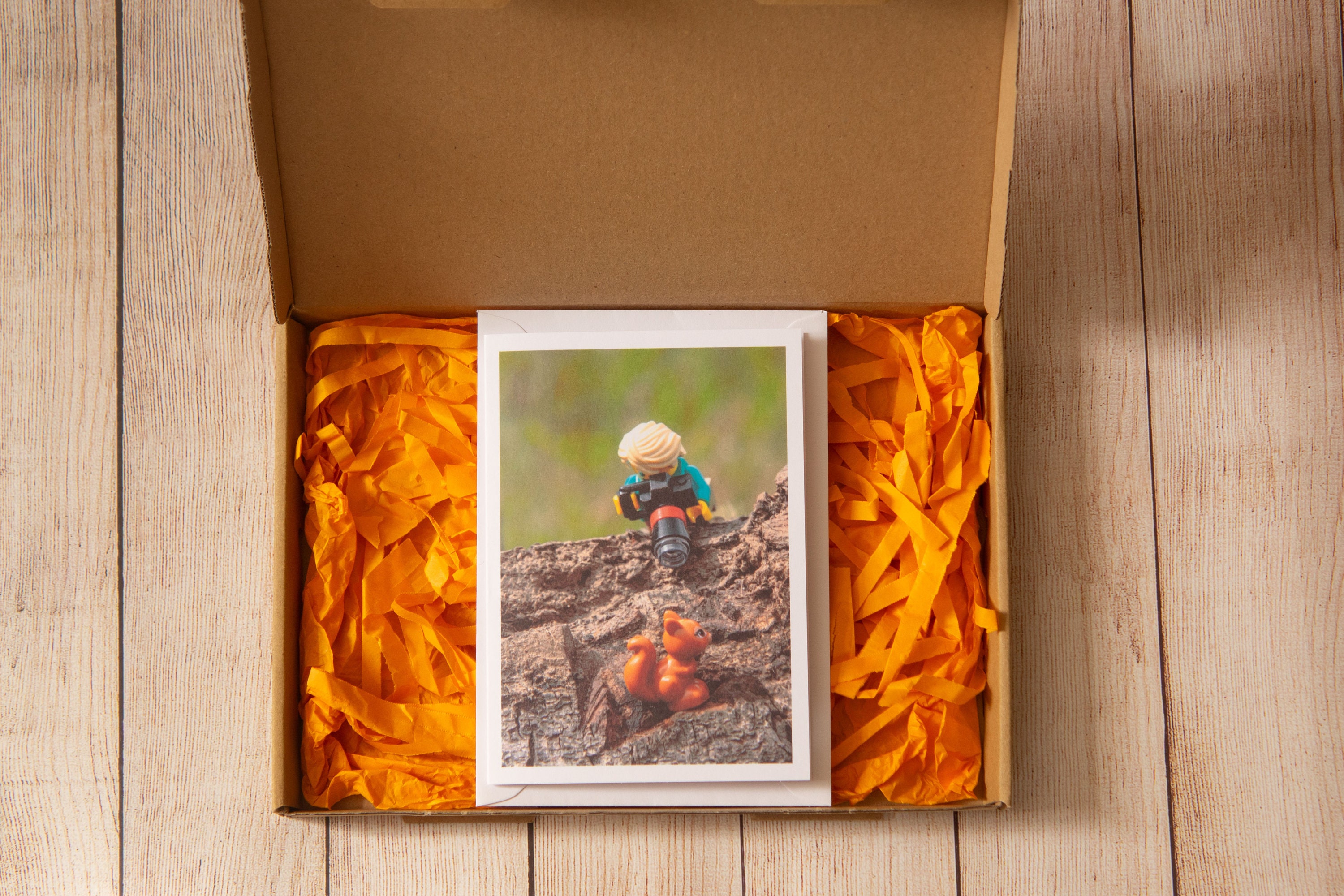 Lego Wildlife Photographer Minifigure Photo Greetings Card - Etsy