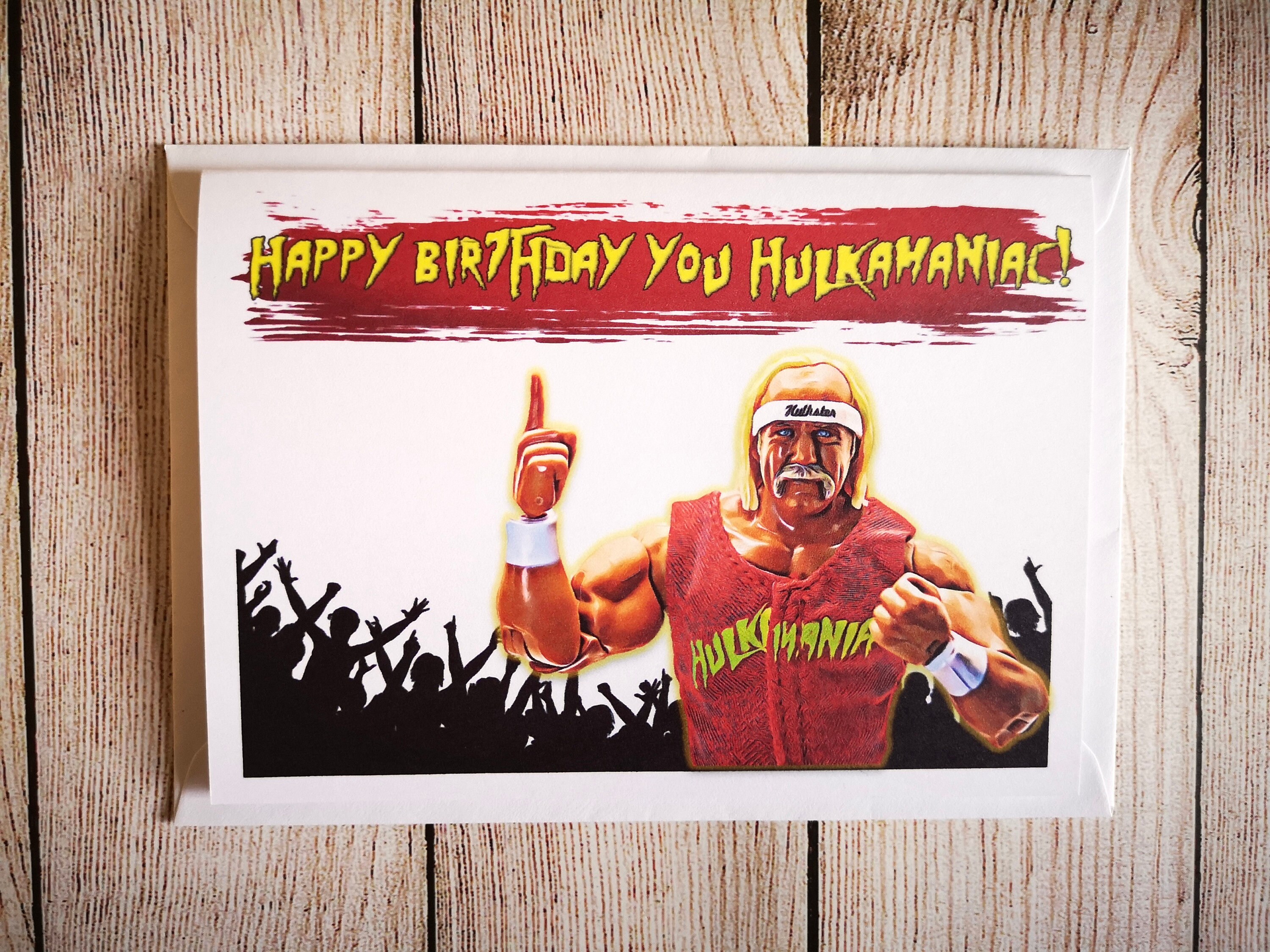 Wrestling - Hulk Hogan - Birthday Card - for WWE Fans - for Brother ...