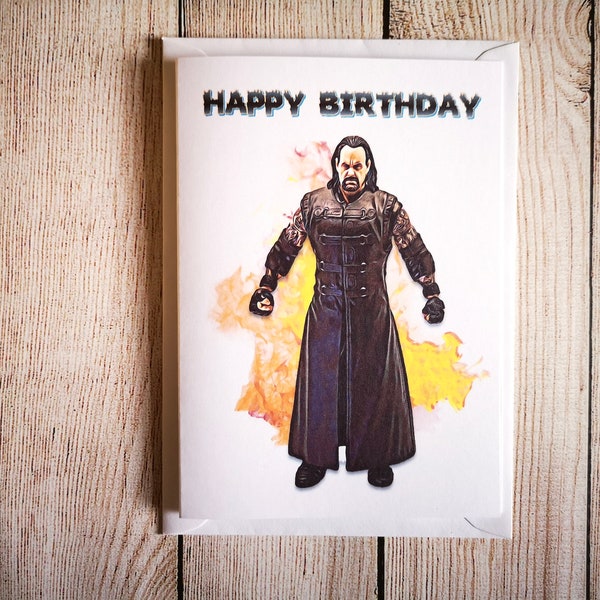 Wwe Birthday Card - Etsy UK