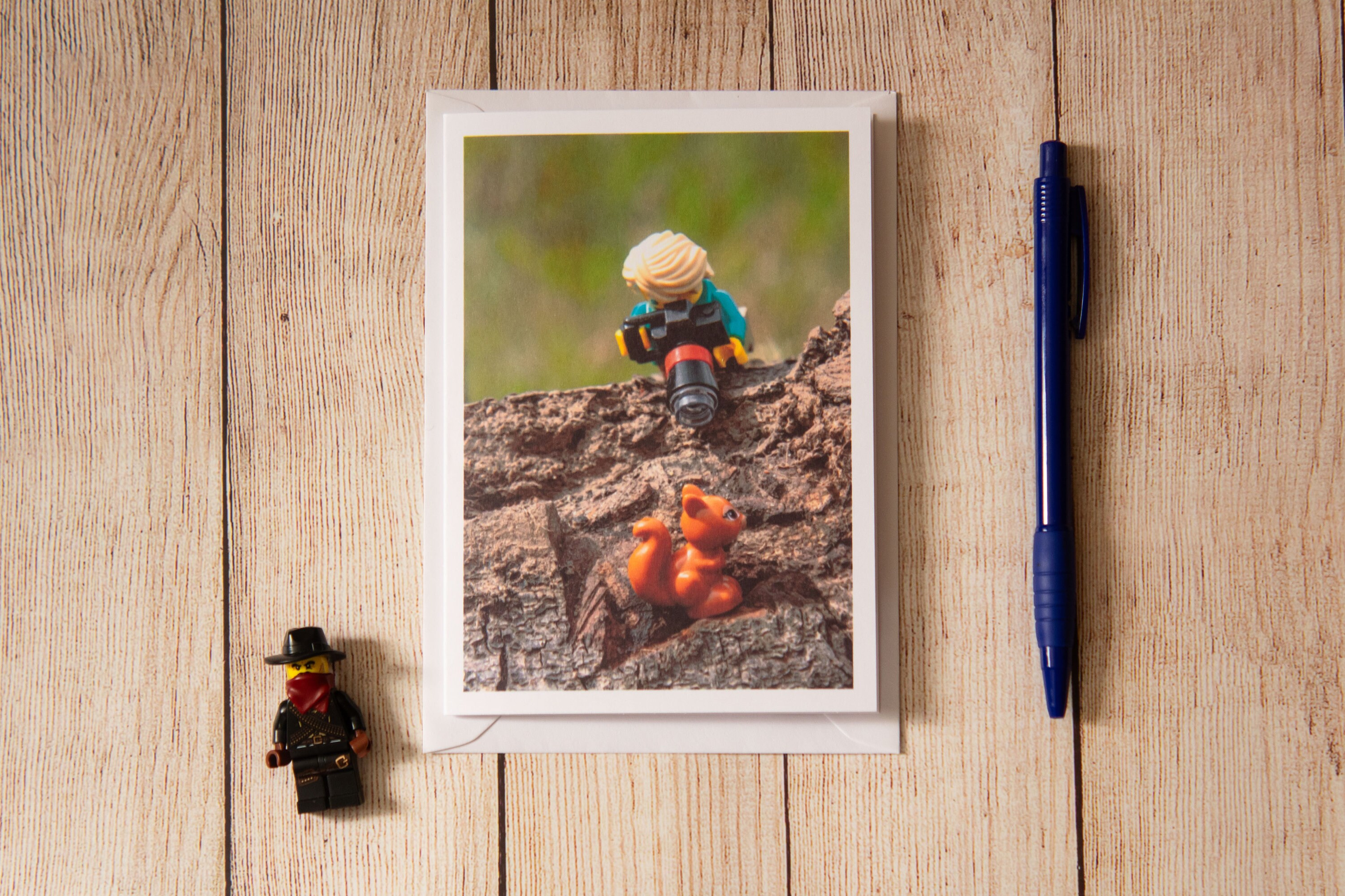 Lego Wildlife Photographer Minifigure Photo Greetings Card - Etsy