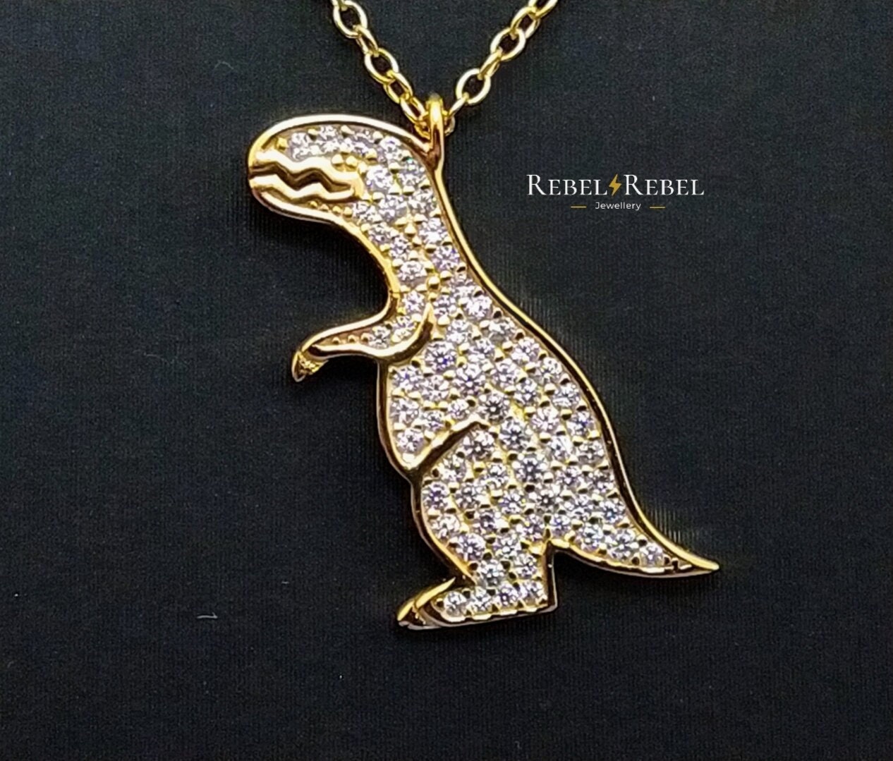Quirky dino jewellery etsy store
