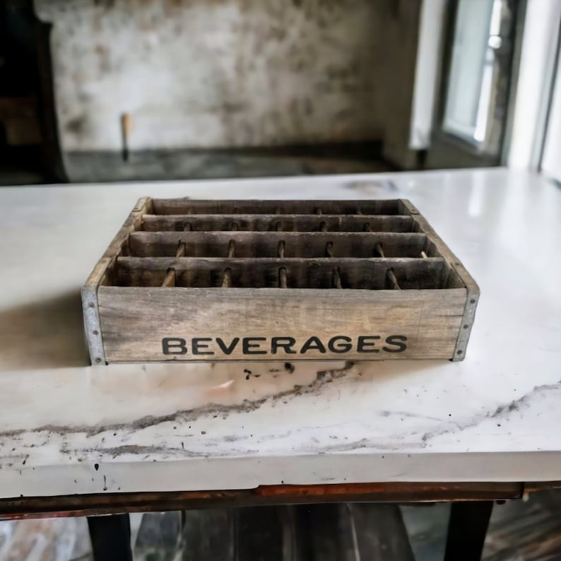 Rare Vintage Chokola Beverage Crate With Dividers - Etsy