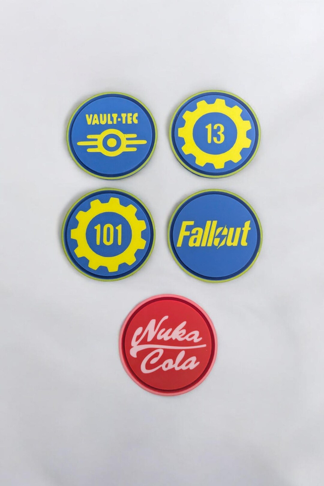 Custom Made 3D Printed Fallout Coasters - Etsy