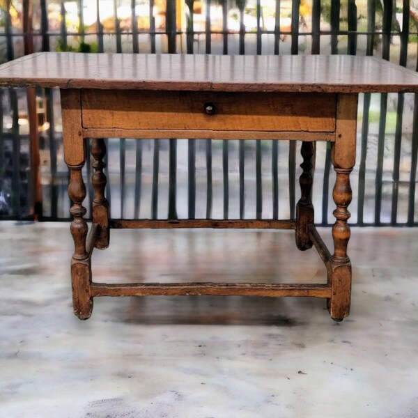 Primitive Side Table - Etsy