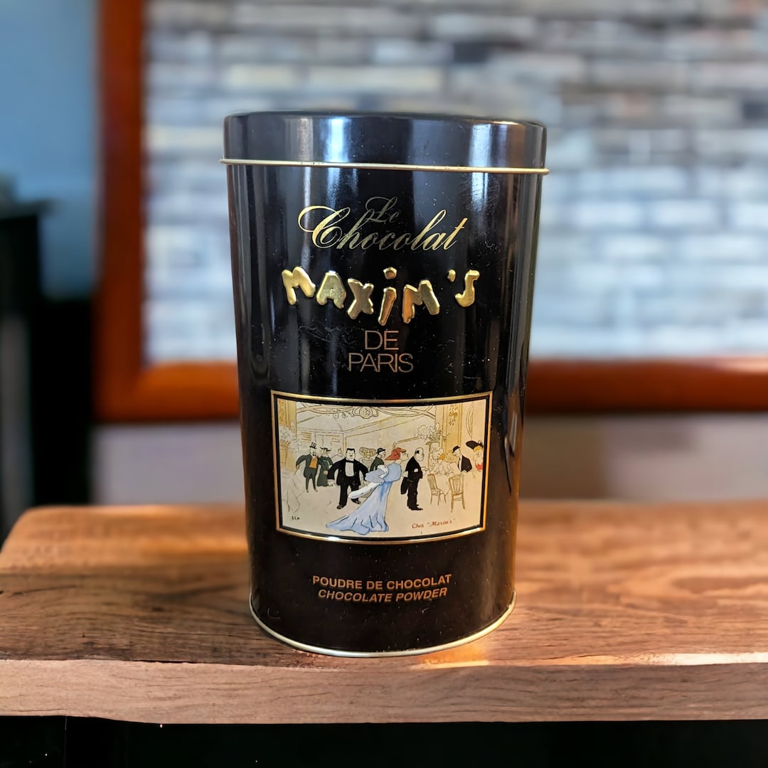 Vintage Chocolat Maxim's De Paris Storage Collectors Tin - Etsy