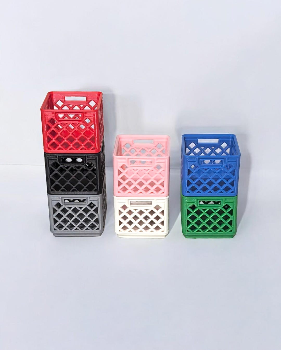 Custom Made 3D Printed Miniature Stacking Crates - Etsy