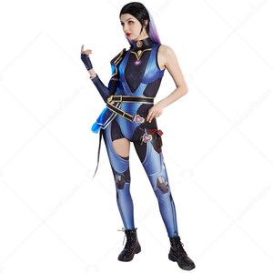 Reyna Bodysuit Cosplay Costume With Pants and Earrings - Etsy