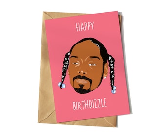 Snoop Dogg Birthday Card | Etsy