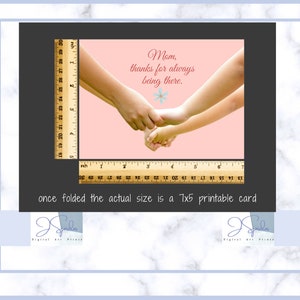 Printable Mother's Day Card, Digital Mother's Day Card, Card for Mom, I ...