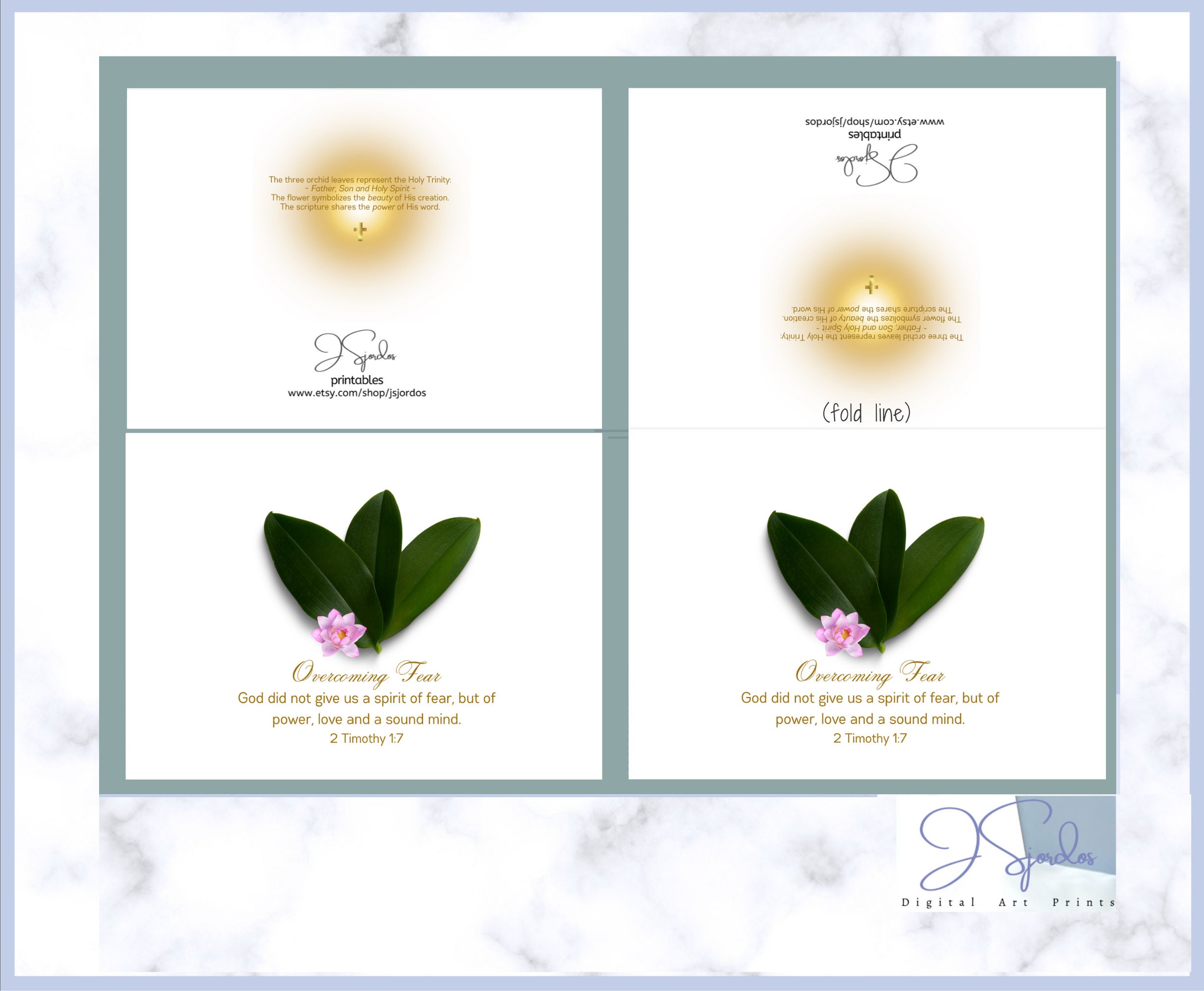 Set of 15 Christian Cards Bundle, Scripture Printable Cards, Bible ...