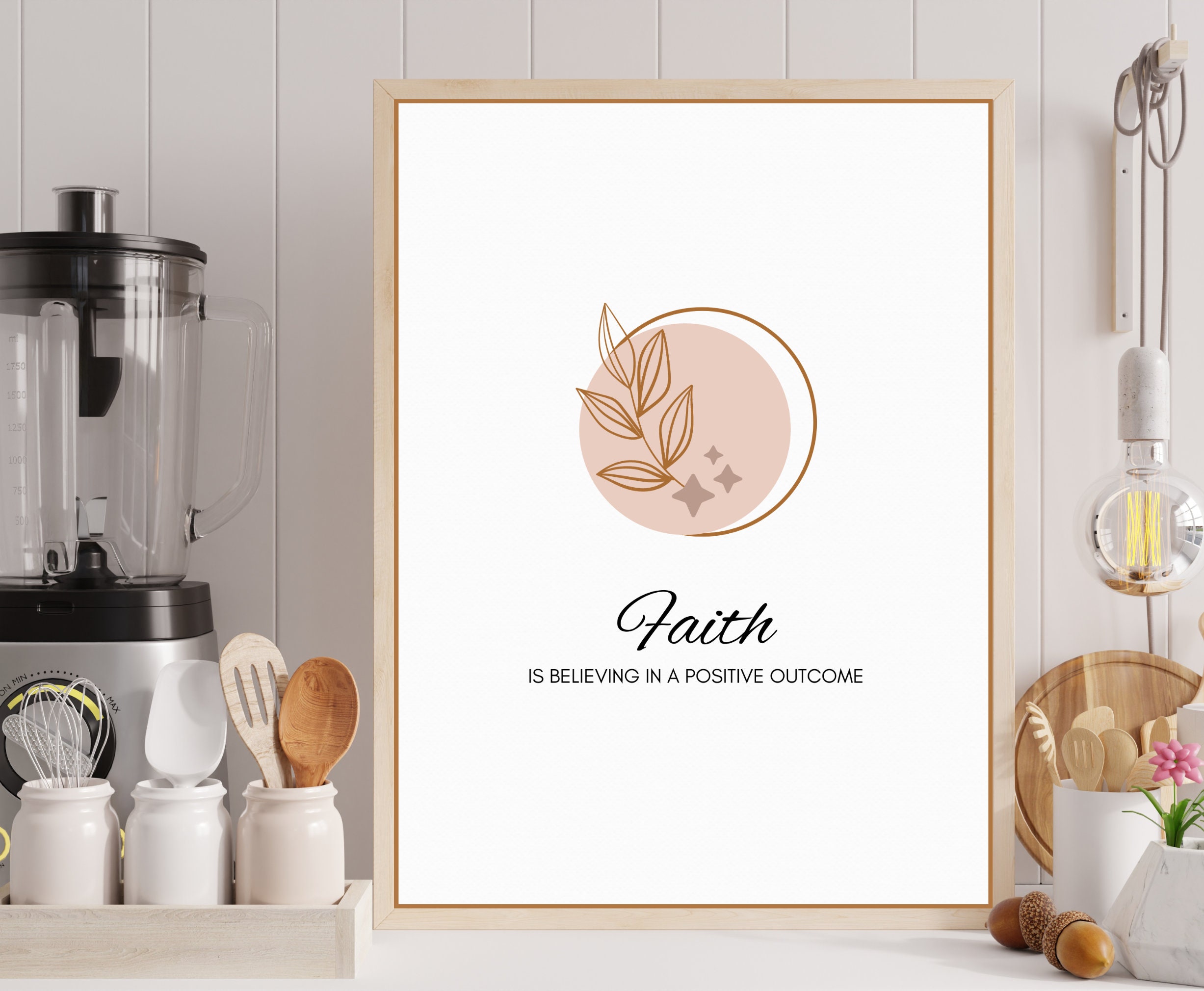 Christian Inspirational Wall Art, Boho Religious Wall Art, Boho ...