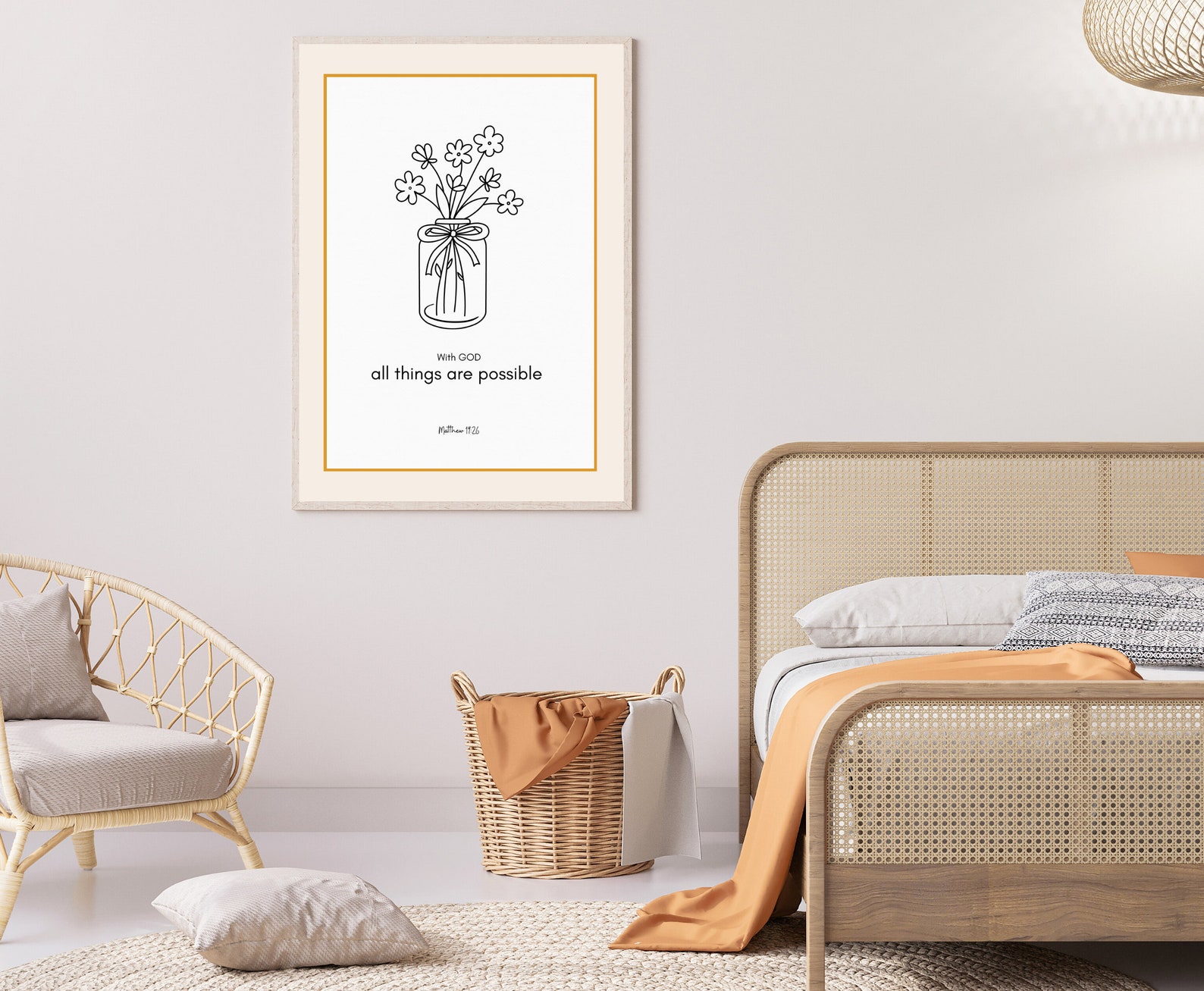 Printable Bible Verse Christian Wall Art Religious Home Decor Digital ...