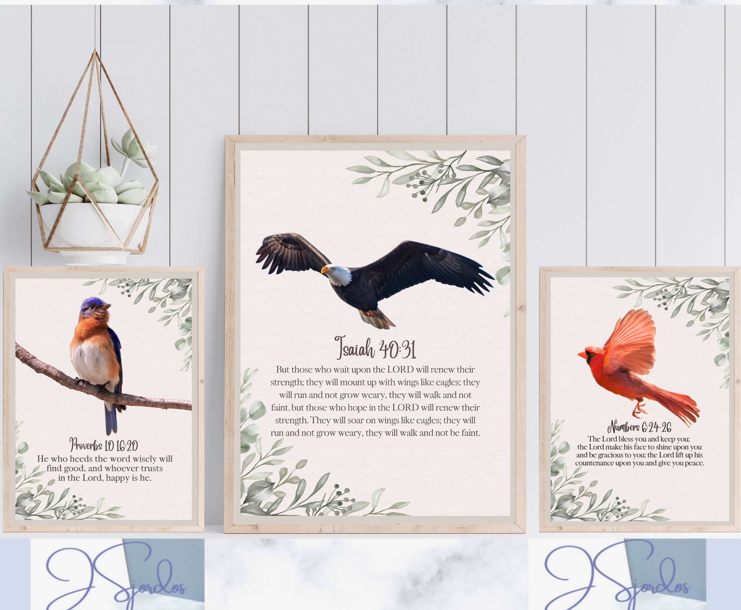 God's Blessings Master Bedroom Scripture Verse Wall Art, Bible Verse ...