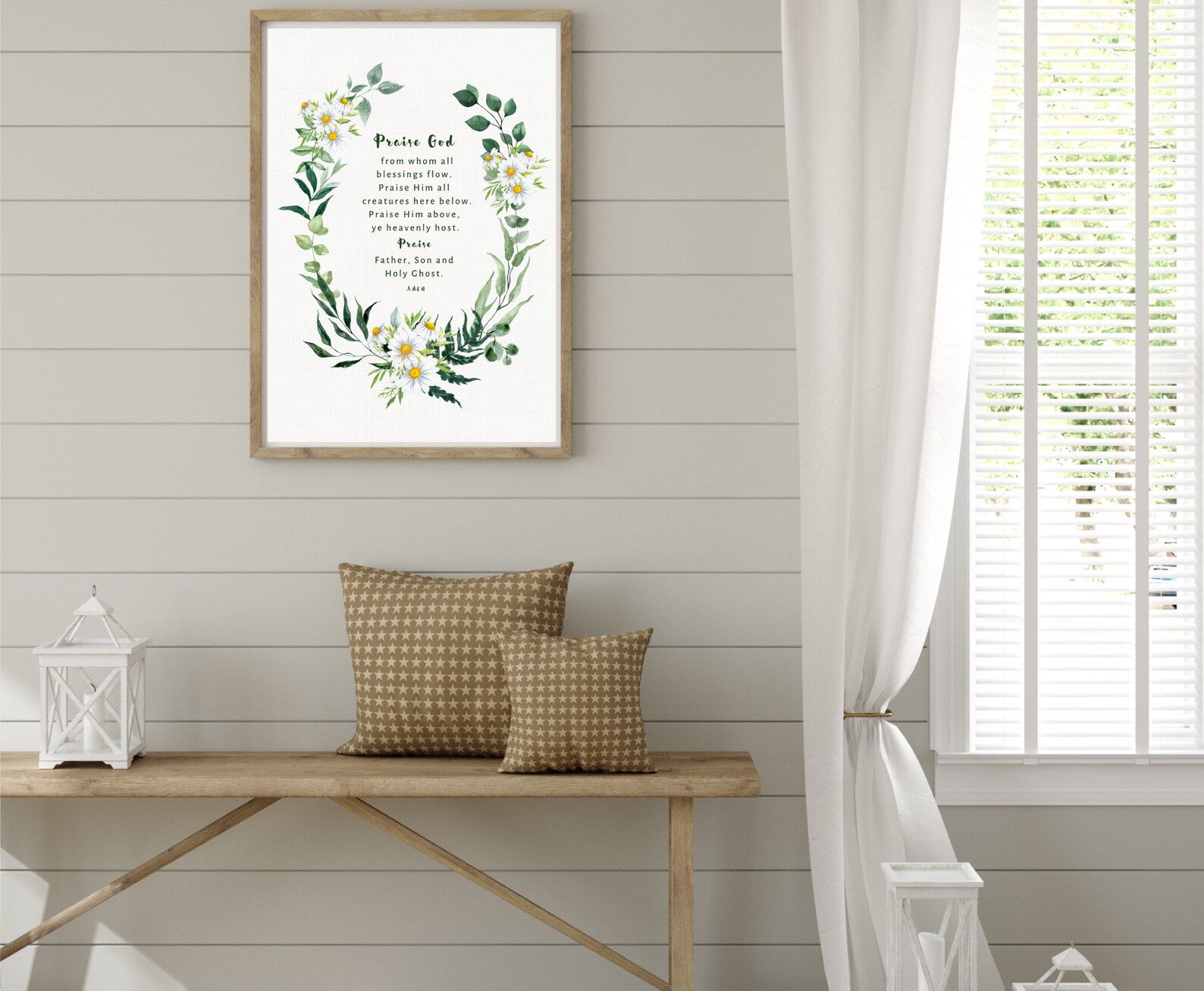 Doxology Art Print, Doxology Wall Art, Hymn of Praise Printable Art ...