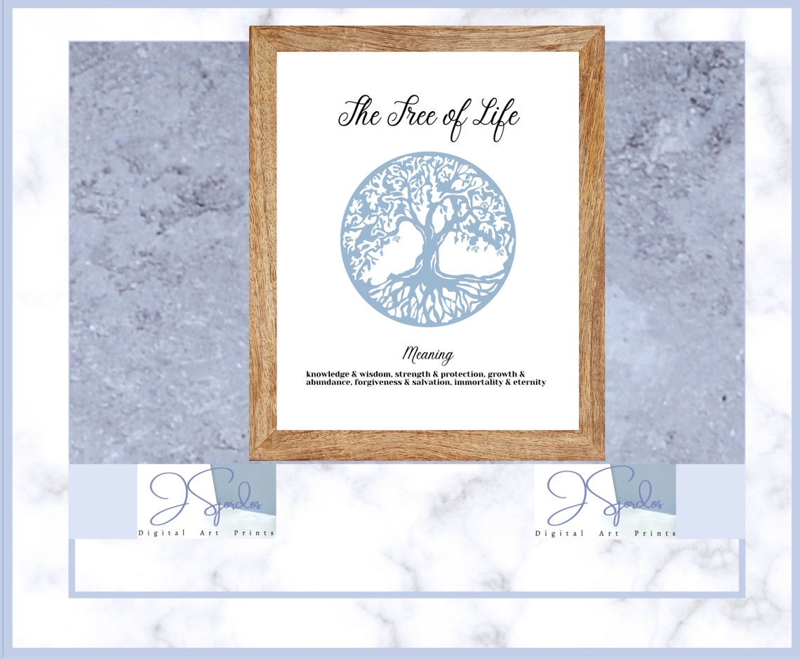 Tree of Life Printable Wall Art Tree of Life Digital - Etsy