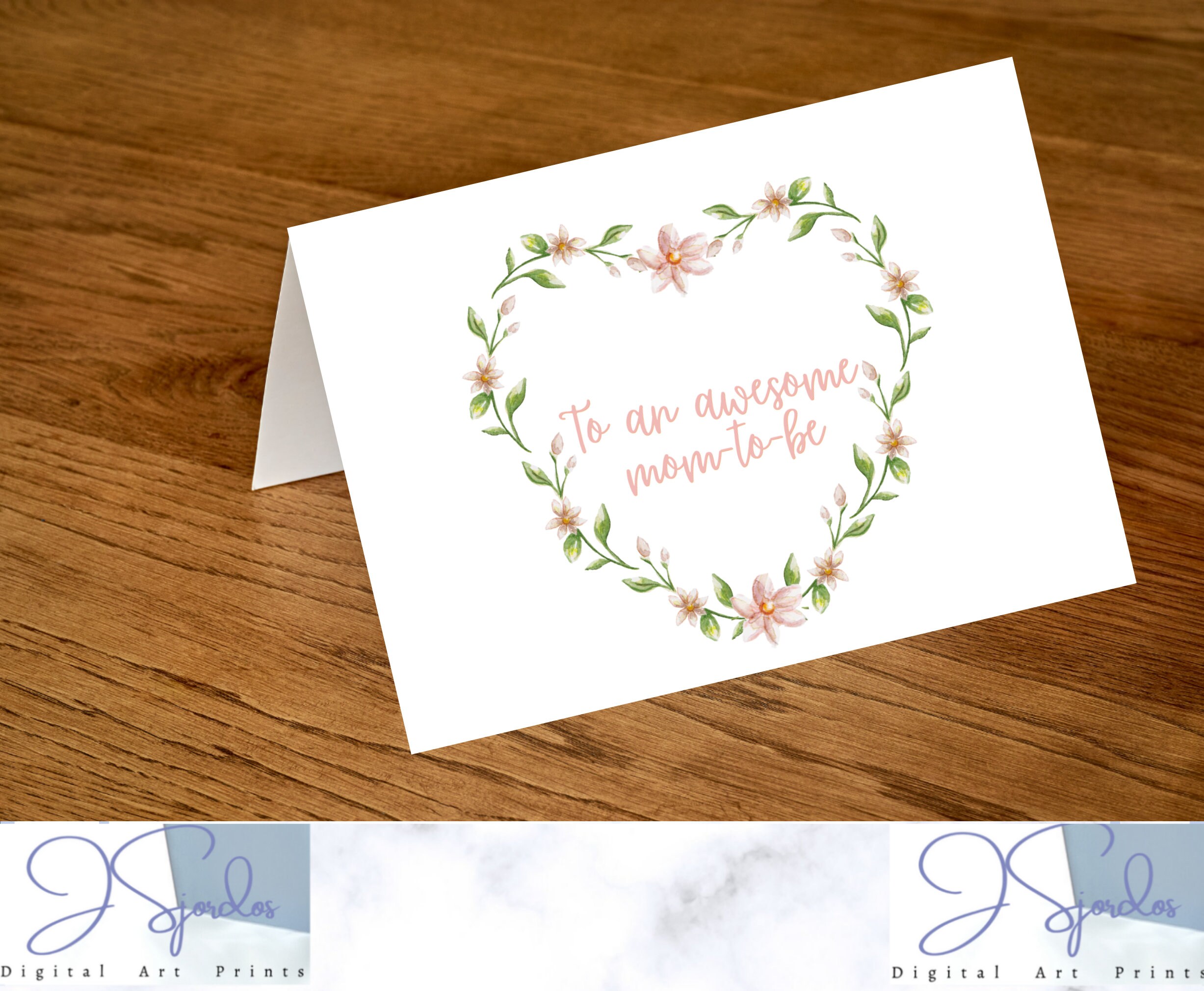 Printable Card Mom to Be, Digital Card for Baby Shower, Printable Cards ...