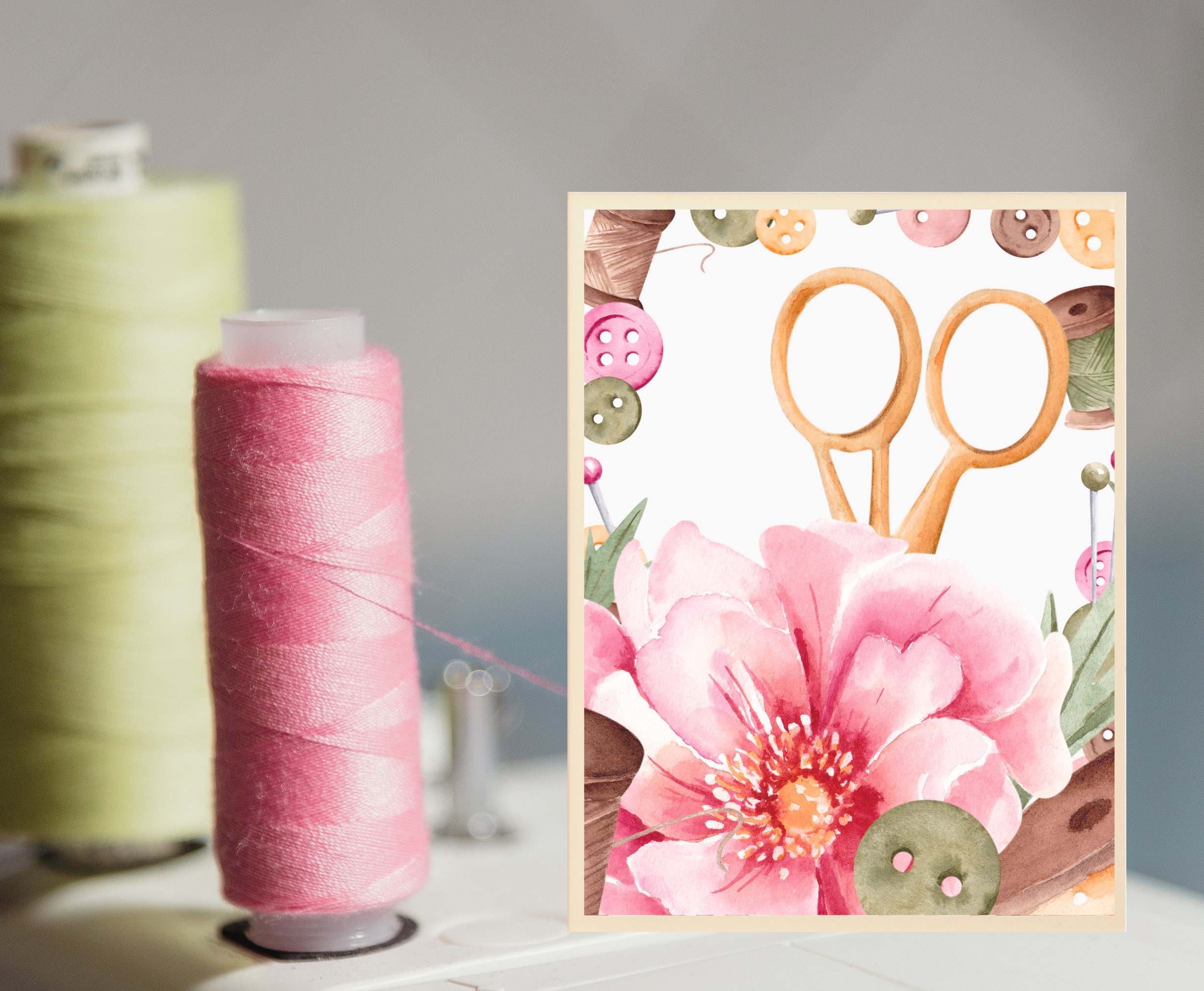 Sewing Room Wall Picture, Art Printables, Sewing Room Wall Decor ...