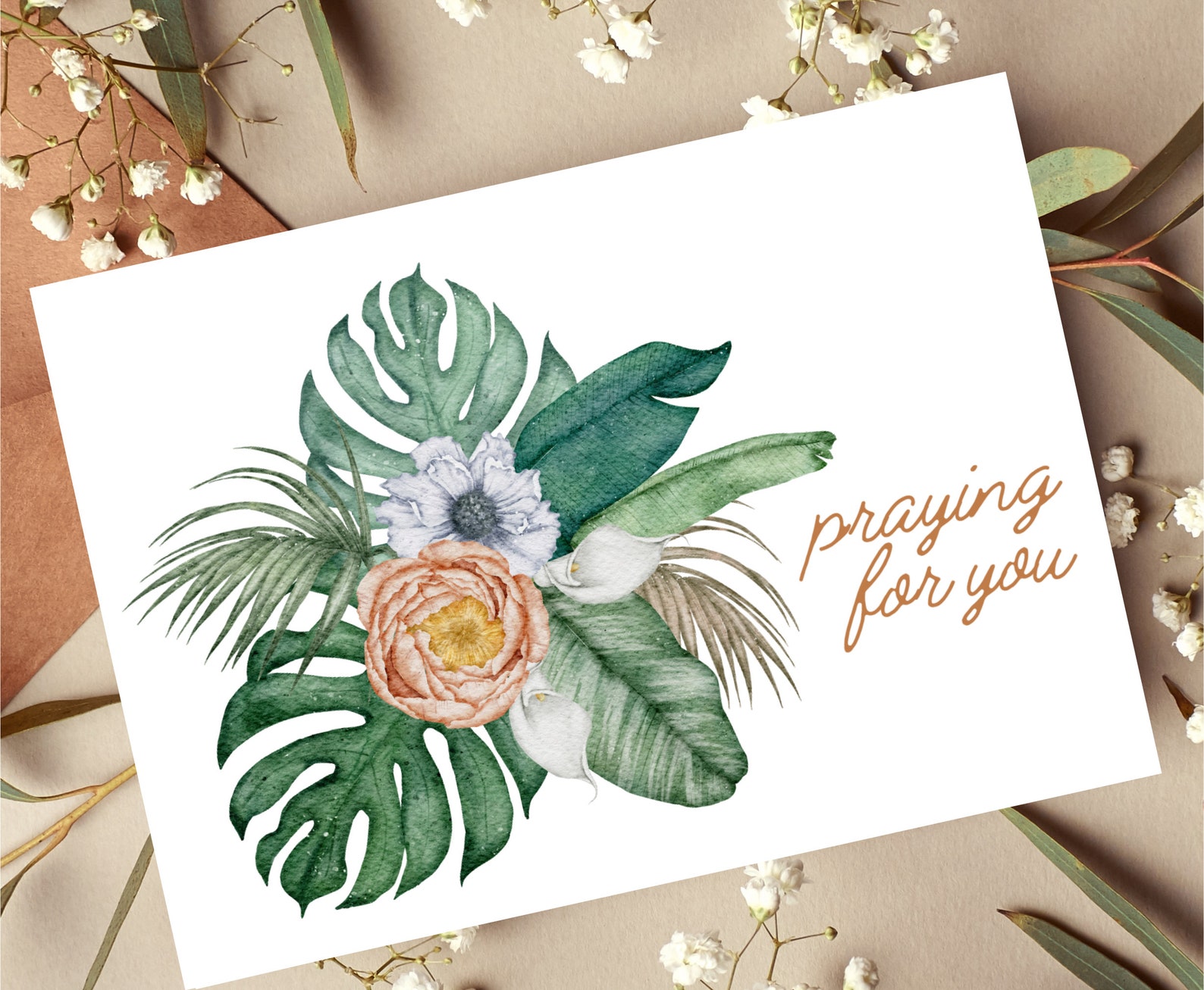 Praying for You Card, Prayer Cards, Prayer Cards for a Friend ...