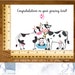 Cow Card for Baby Shower, New Baby Printable Card, Printable Cow Cards ...