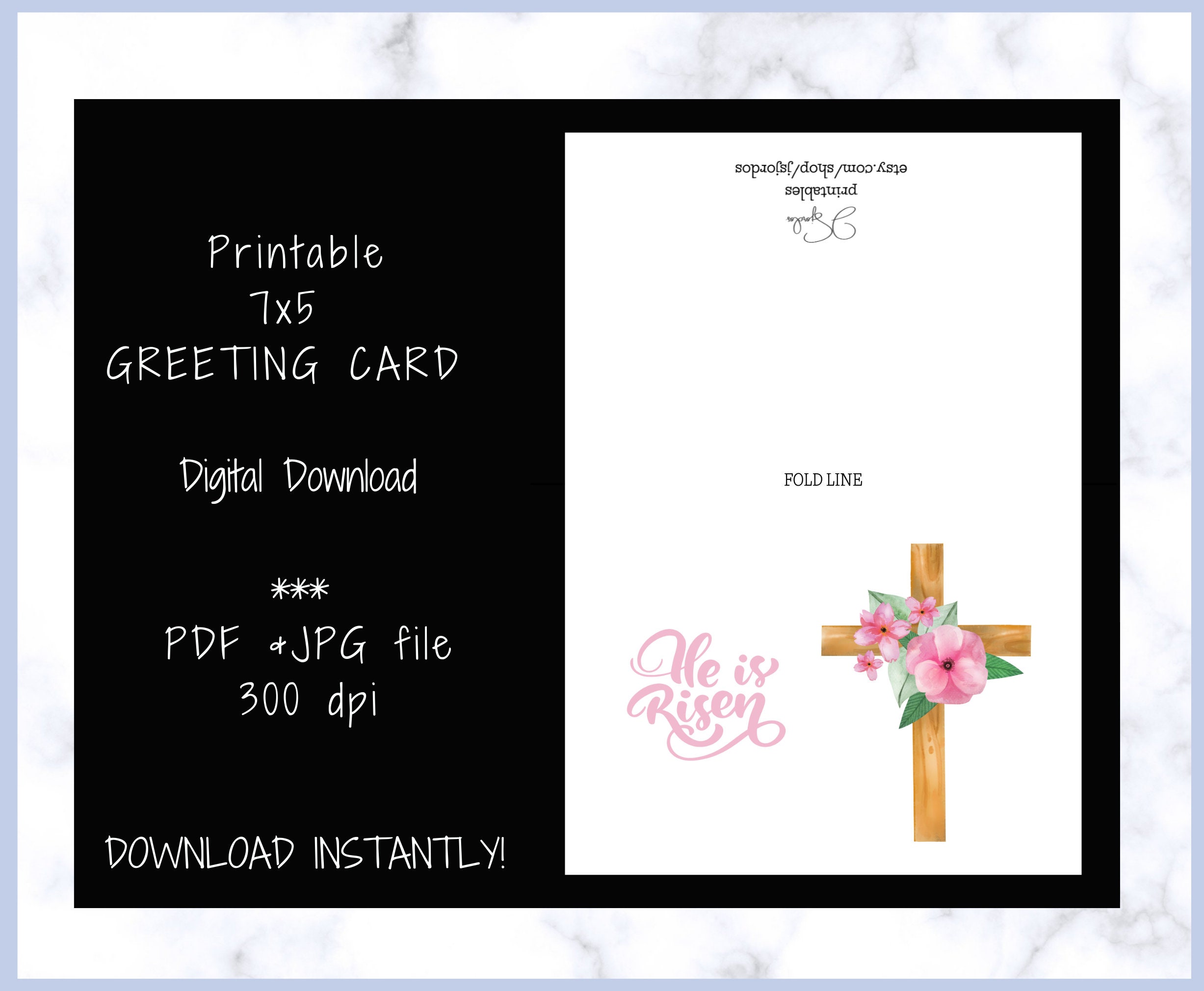 Printable Easter Card, Resurrection Day, Religious Easter Cards ...