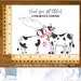 Cow Wedding Card, Printable Cow Cards, Cow Card for Wedding, Cartoon ...