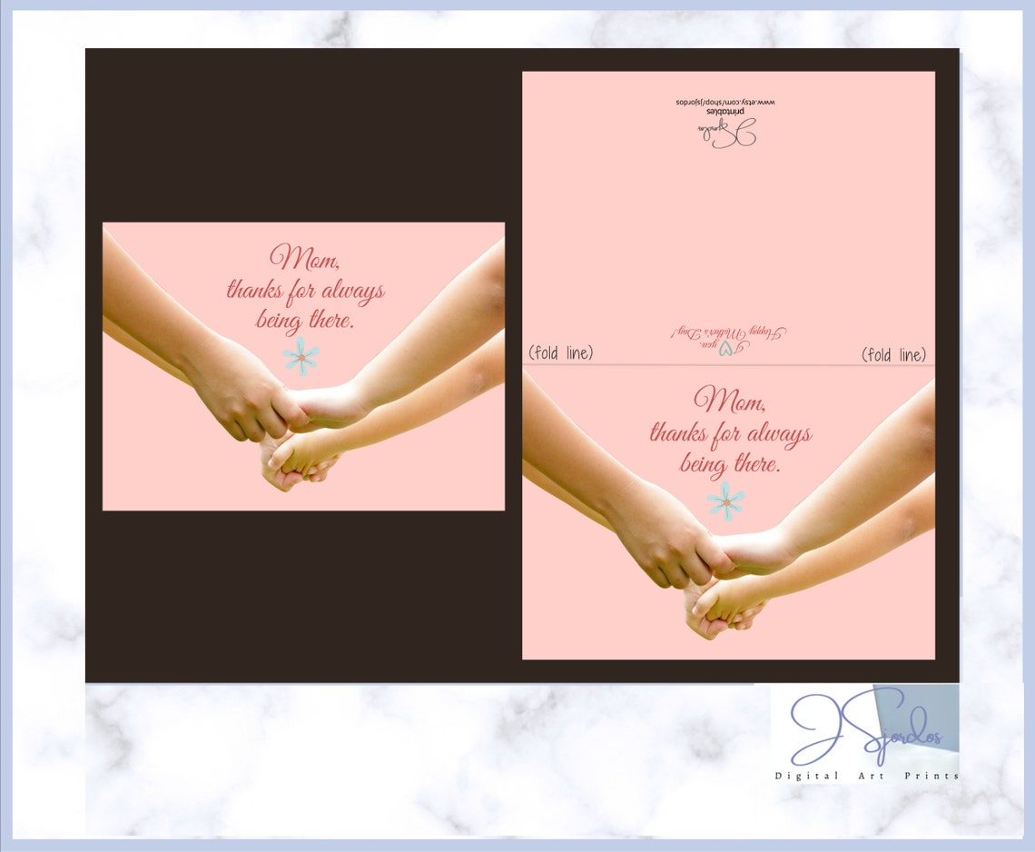 Printable Mother's Day Card, Digital Mother's Day Card, Card for Mom, I ...