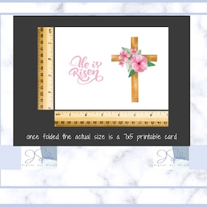 Printable Easter Card, Resurrection Day, Religious Easter Cards ...