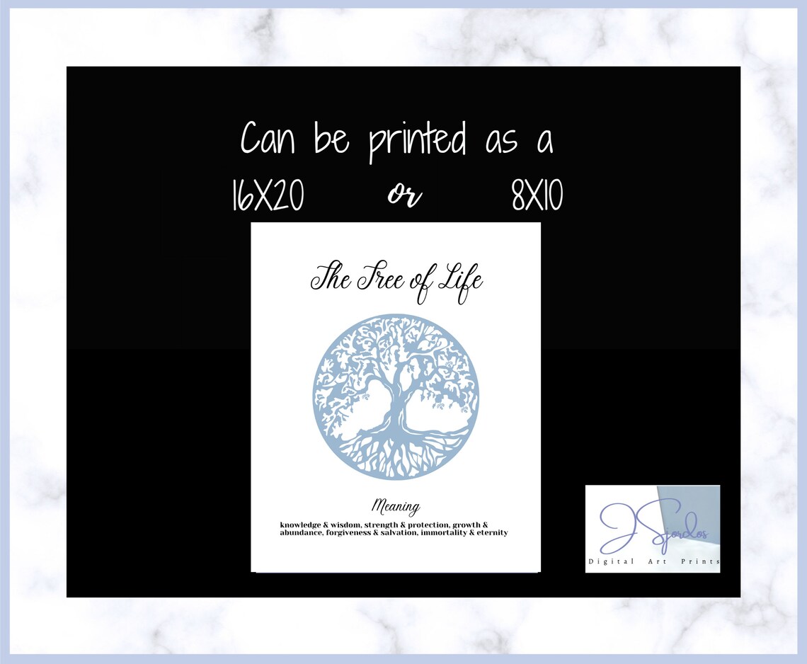 Tree of Life Printable Wall Art Tree of Life Digital - Etsy