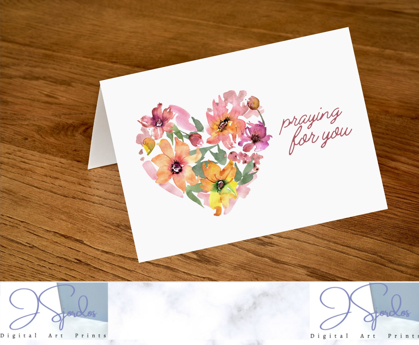 Printable Praying for You Card, Prayer Cards, Prayer Card for a Friend ...