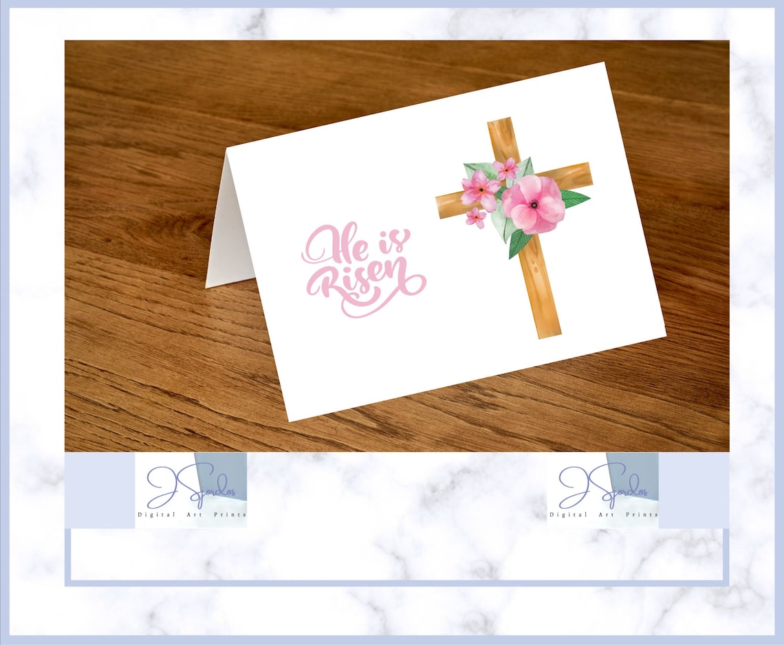 Printable Easter Card, Resurrection Day, Religious Easter Cards ...
