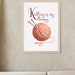 Knitting is My Therapy Wall Art, Knitting Picture, Yarn Ball, Knitting ...