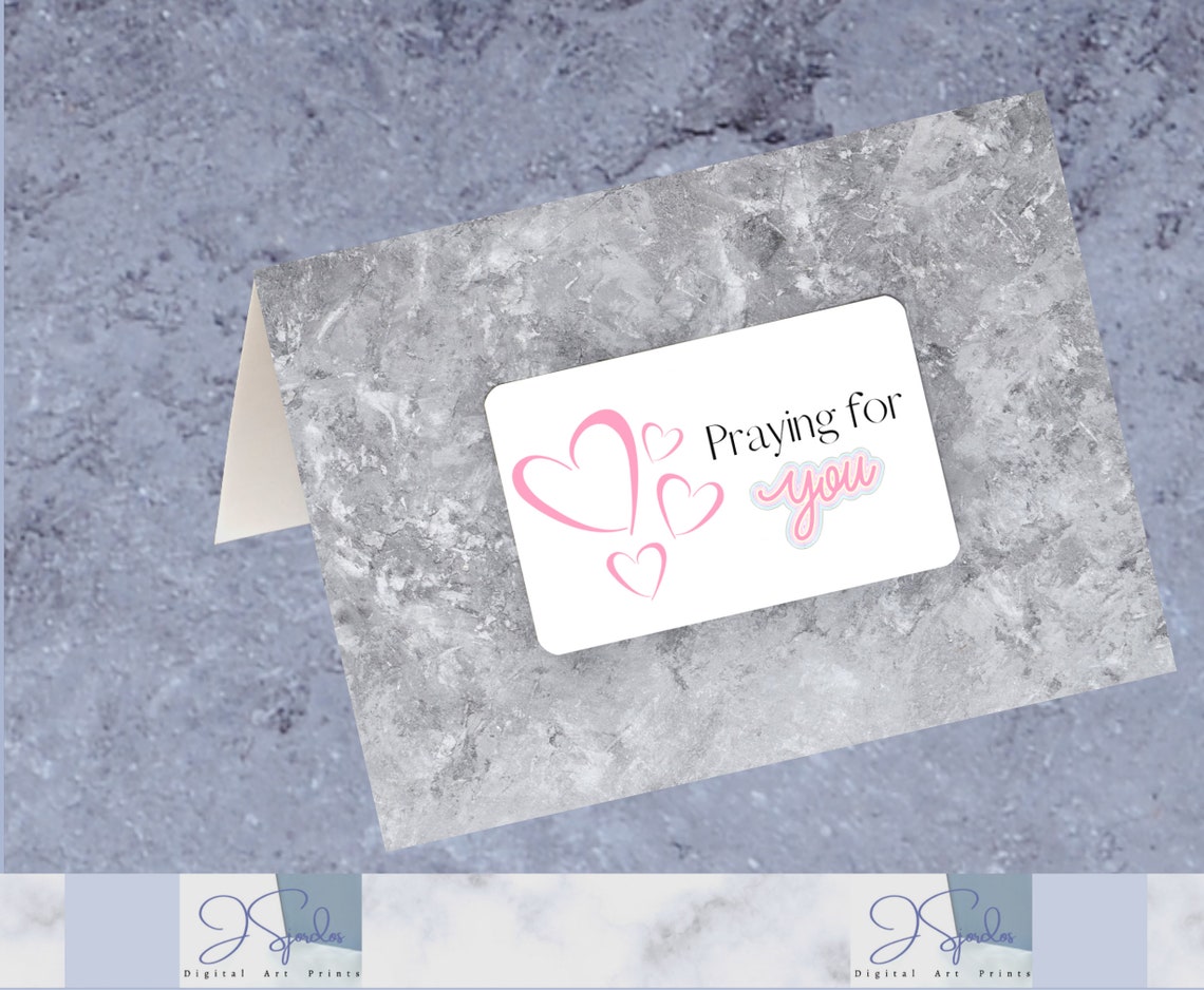 Praying for You Card, Printable Cards Praying for You, Cards for Friend ...