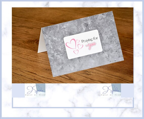 Praying for You Card Printable Cards Praying for You Cards | Etsy