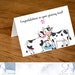 Cow Card for Baby Shower, New Baby Printable Card, Printable Cow Cards ...