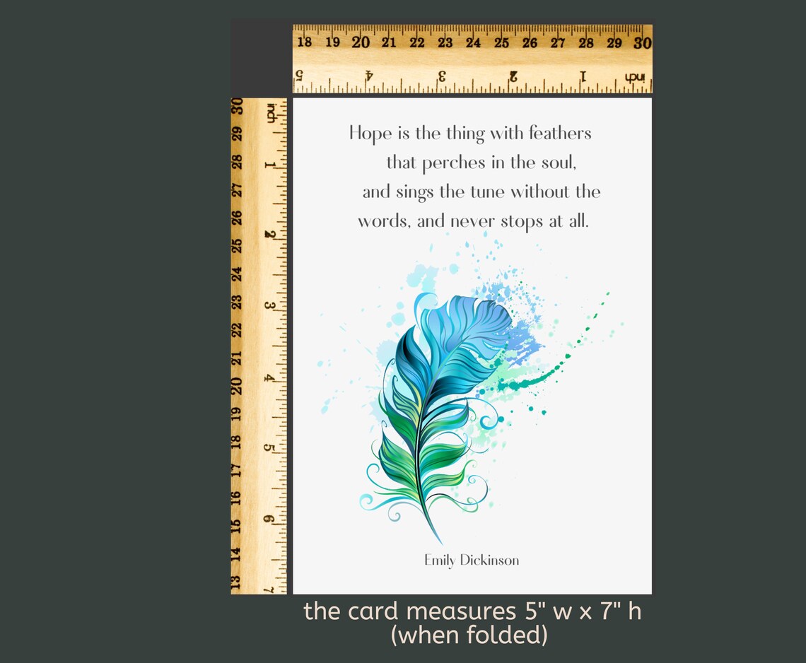 Hope Poem by Emily Dickinson, Printable Cards, Emily Dickinson Hope is ...