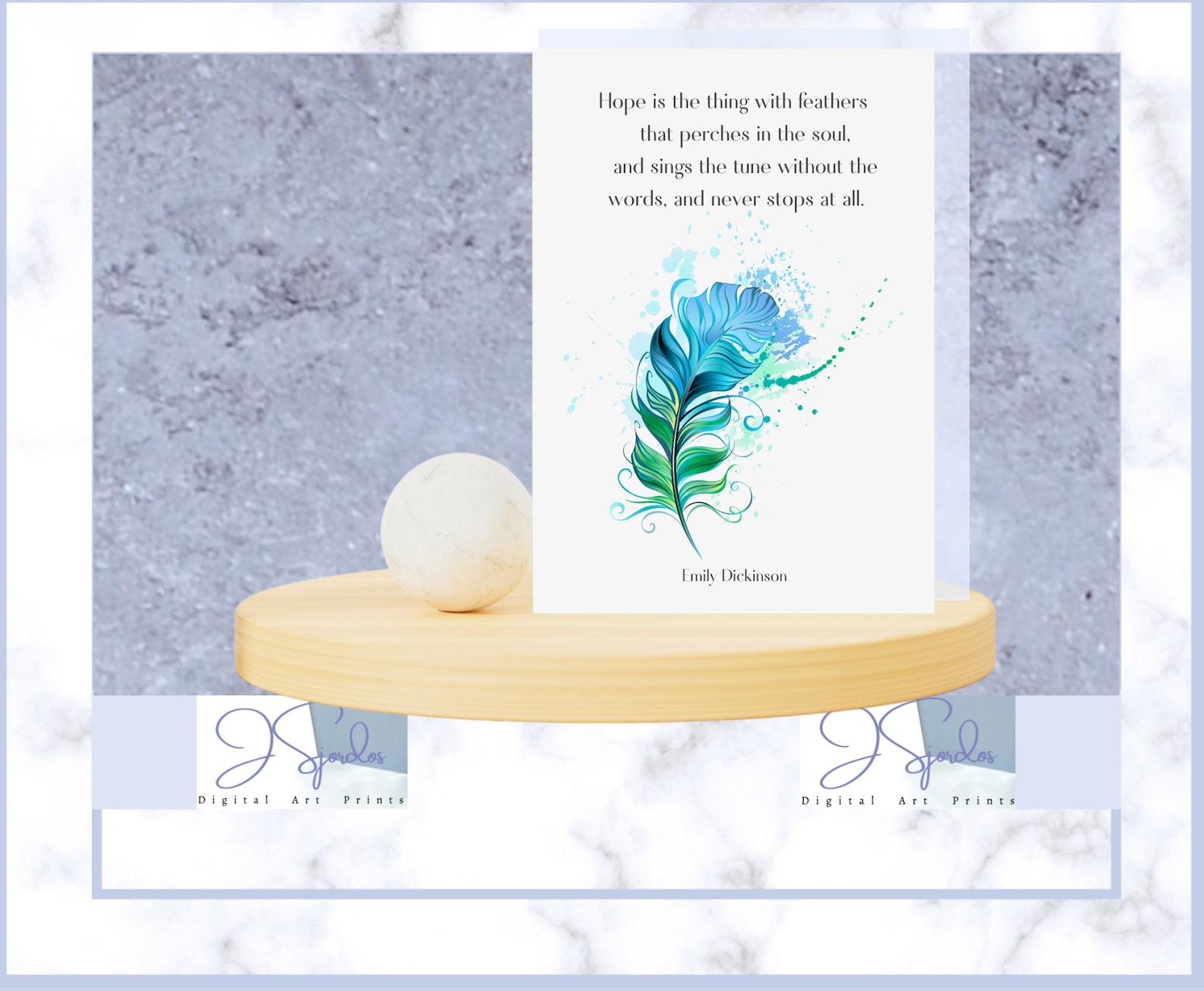 Hope Poem by Emily Dickinson, Printable Cards, Emily Dickinson Hope is ...