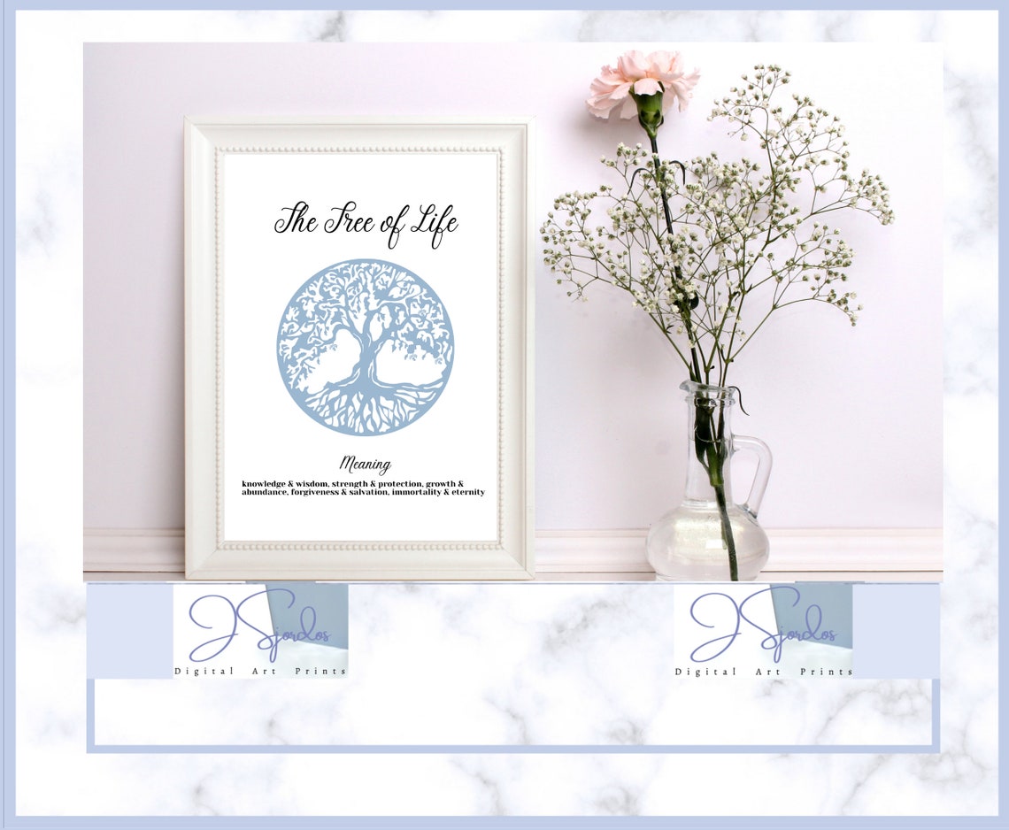 Tree of Life Printable Wall Art Tree of Life Digital - Etsy