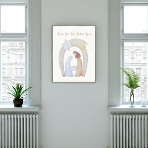 Christian Wall Decor for Christmas, Nativity Scene, Wall Art Religious ...